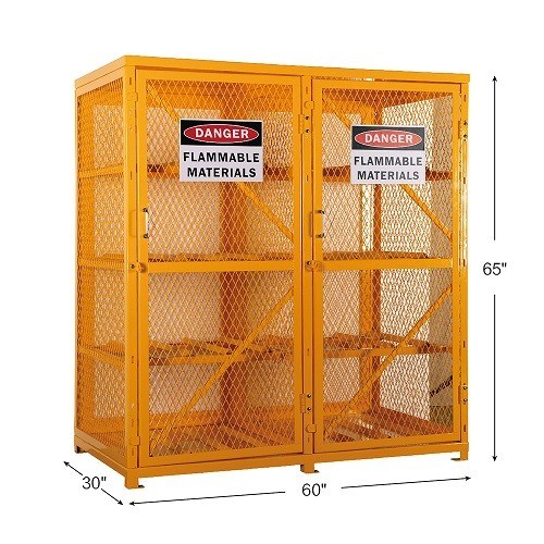 Aerosol Cage Gas Cylinder Hazardous Substance Storage Cabinet