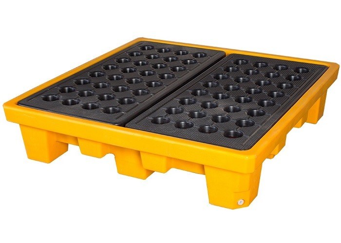 Polyethylene Drum Containment Poly Spill Deck For Chemical Acids