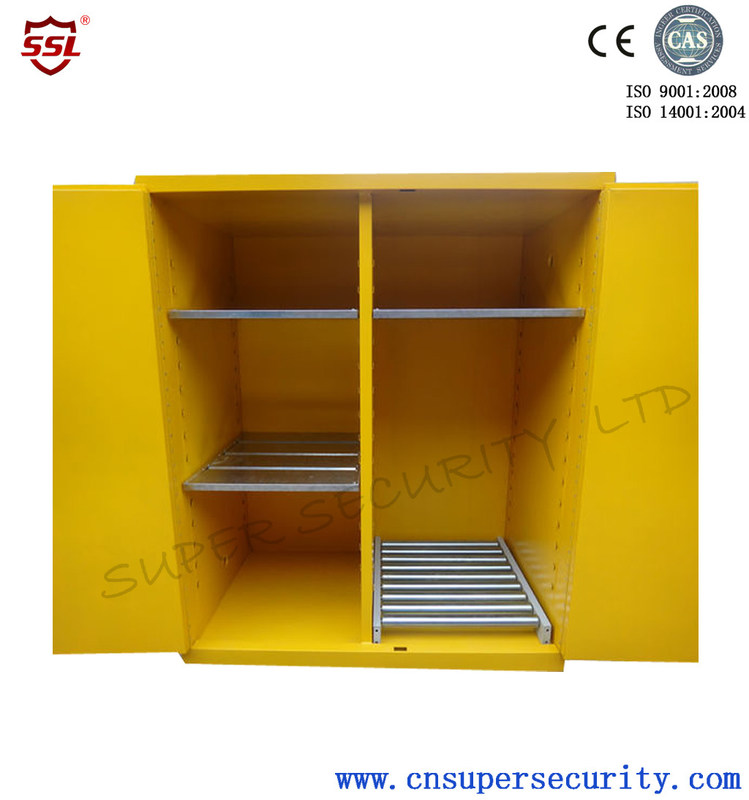 Horizontal Inflammable Storage Cabinets With 2 Manual Close Doors ...