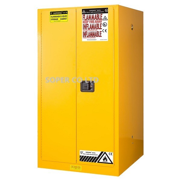 1-Door Chemical Recessed Handle Storage Cabinet Explosionproof