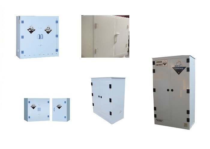 Durable Corrosive Storage Cabinet With 2 Doors And Polypeopylene Material