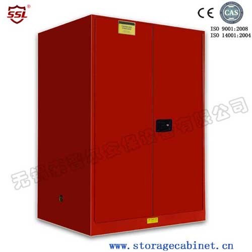 Iron Free Standing Lockable Chemical Storage Cabinets , Flammable ...