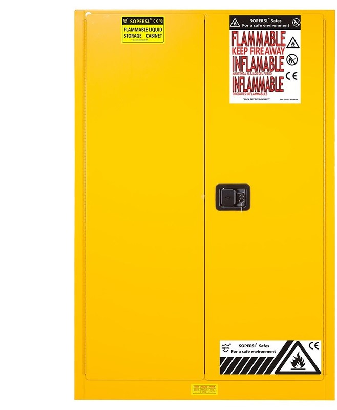 Fire Proof Chemical Flammable Liquids Storage Cabinets Powder Coated ...