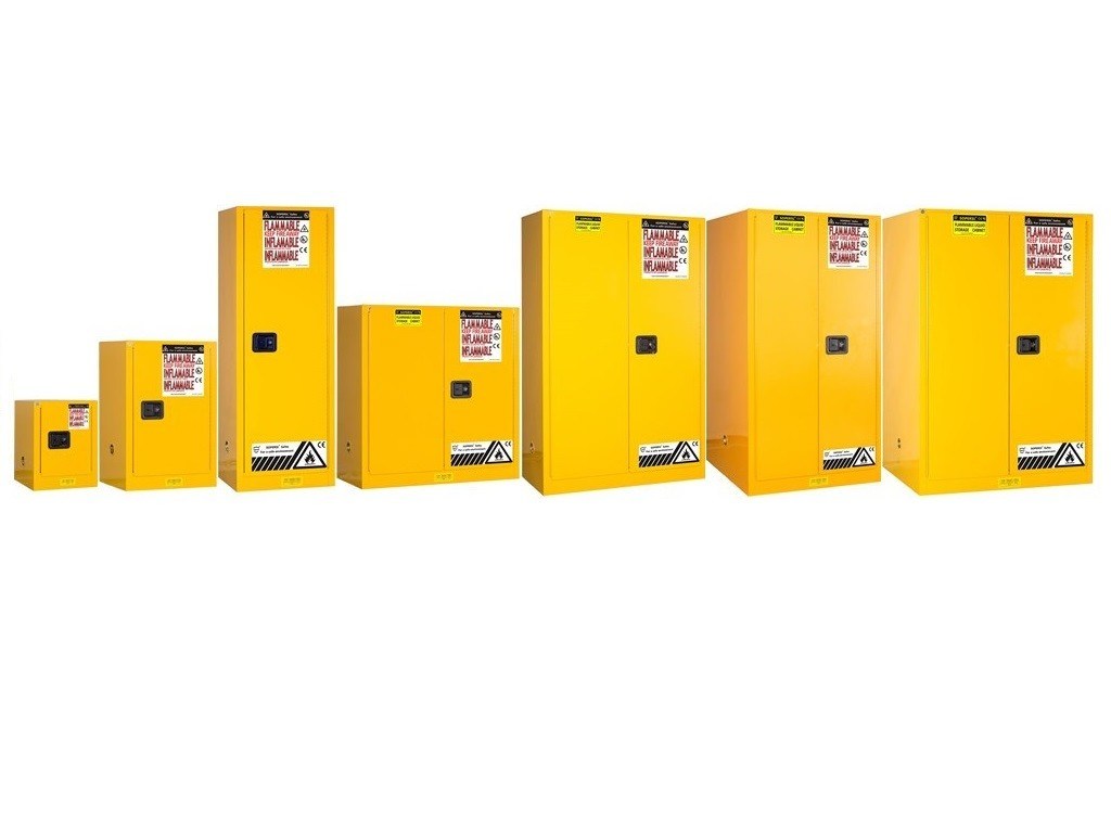 Fire Proof Chemical Flammable Liquids Storage Cabinets Powder Coated ...