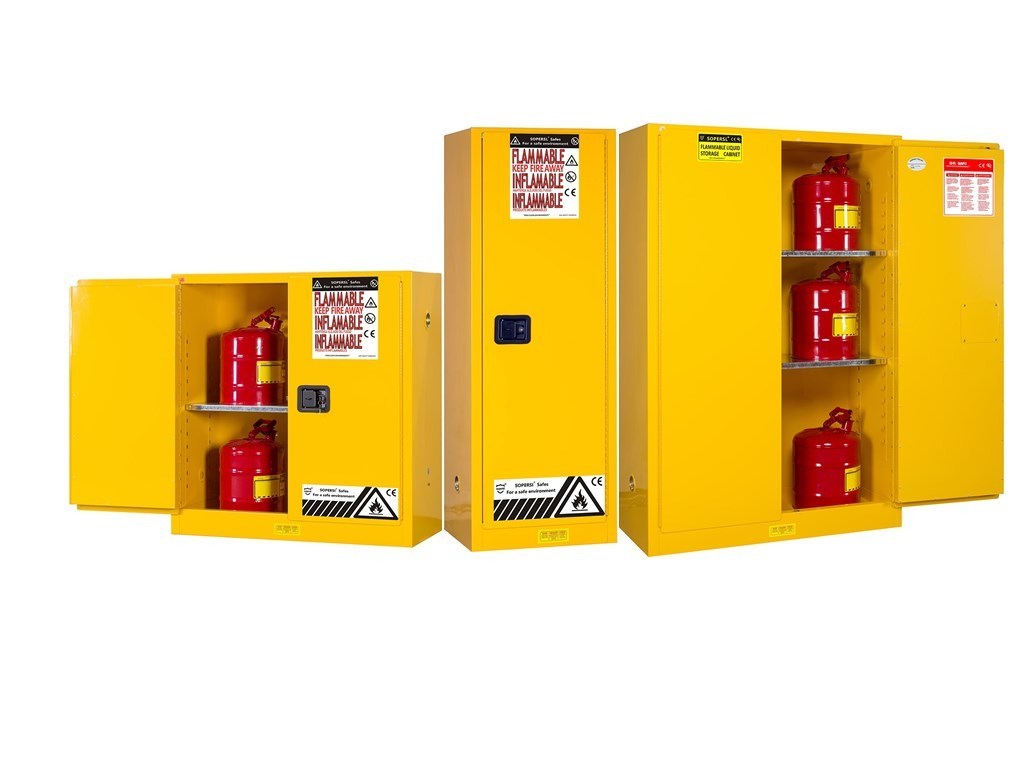 Fire Proof Chemical Flammable Liquids Storage Cabinets Powder Coated ...