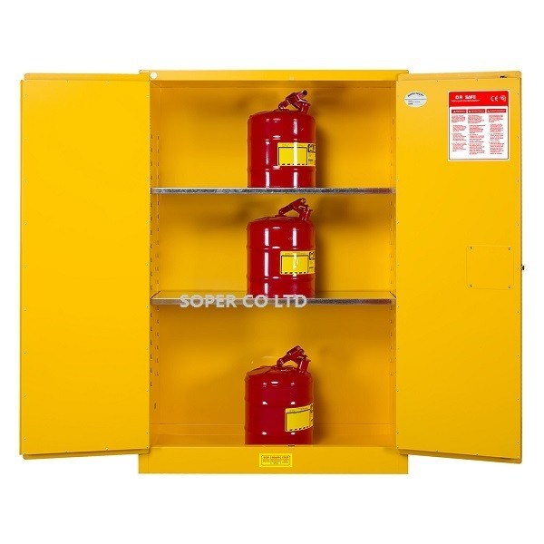 Fire Proof Chemical Flammable Liquids Storage Cabinets Powder Coated ...