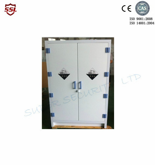 Lab Solvent Plastic Double Door Chemical Storage Cabinet Corrosive , 30 ...