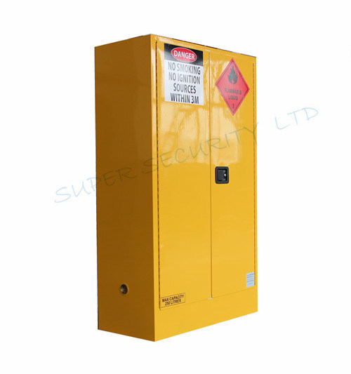 Yellow Paint Chemical Flammable Storage Cabinet With Dual Vents For ...