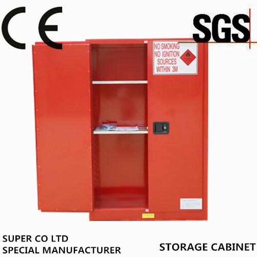 Iron Free Standing Lockable Chemical Storage Cabinets , Flammable ...