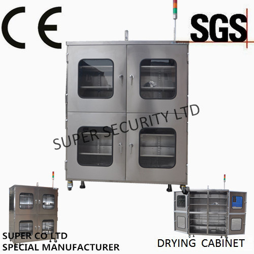 Electronic Stainless Nitrogen Dry Box / Cabinet with towder light