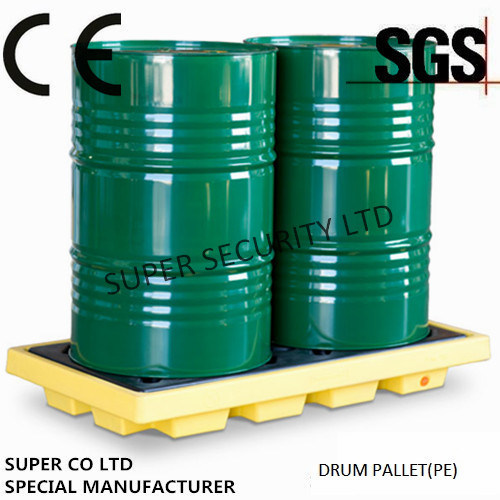 Polyethylene Drum Containment Pallets For Chemical , Acids Amd ...