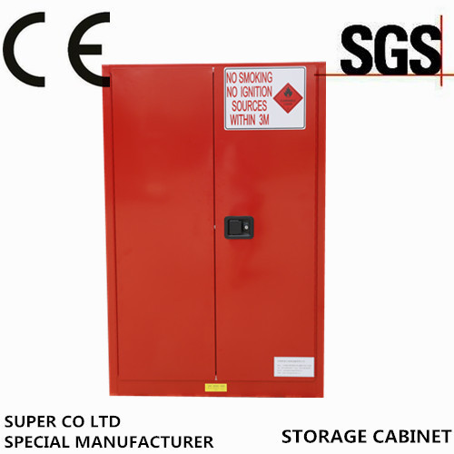 Iron Free Standing Lockable Chemical Storage Cabinets , Flammable ...