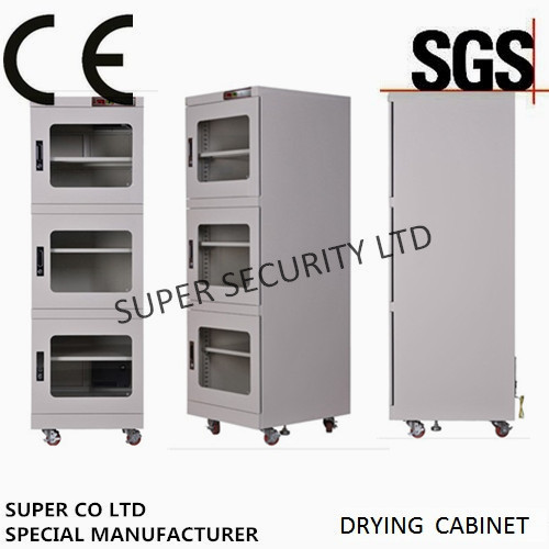 Humidity Control Electronic Dry Storage Cabinet , Liquid Crystal Glass ...