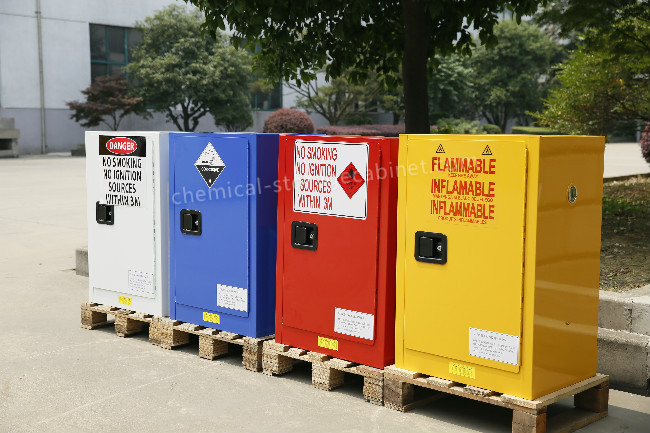 2 Door Vented Laboratory Locking Metal Flammable Storage Cabinet For ...